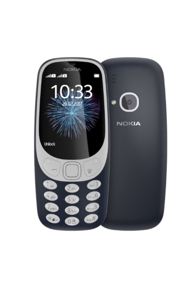 Nokia 3310 Telefon mobil albastru închis cu dual SIM, 2,4", radio FM 2G ...