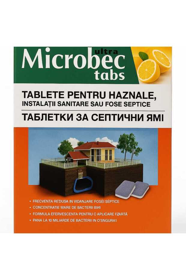 bros MicrobecUltra Tabs effective solution for the maintenance of septic tanks and sanitary ...
