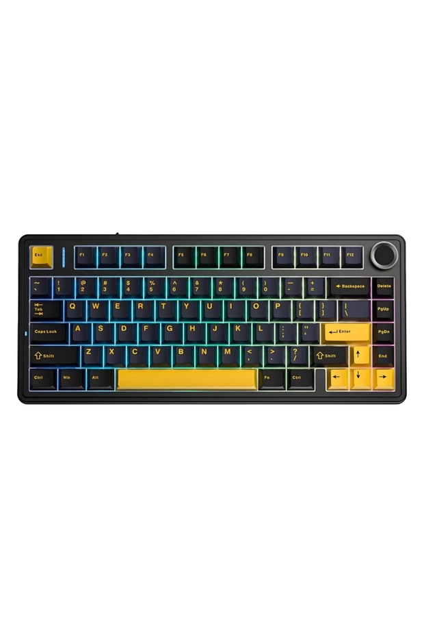 Aula F75 Mekanik RGB TKL Reaper Switch Kablosuz Makrolu Hot Swap Klavye ...