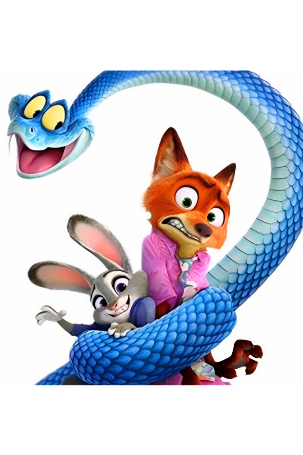 DEK Zootropolis 2 Filmi 3'lü Figür Seti: Judy, Nick ve Mavi Yılan ...