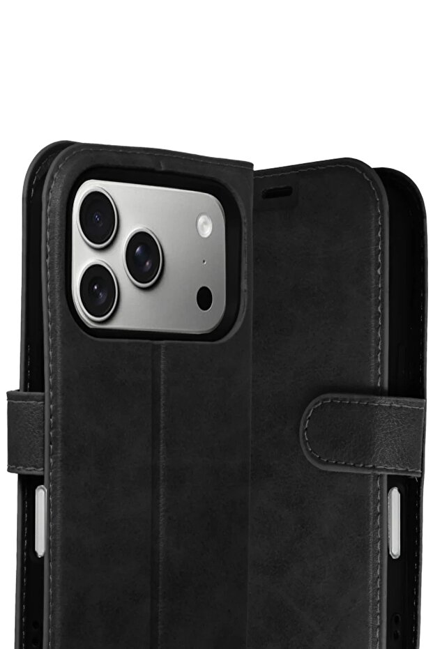 cenk x store Apple iPhone 17 Pro Max Trend S Plus Flip Case - Black ...