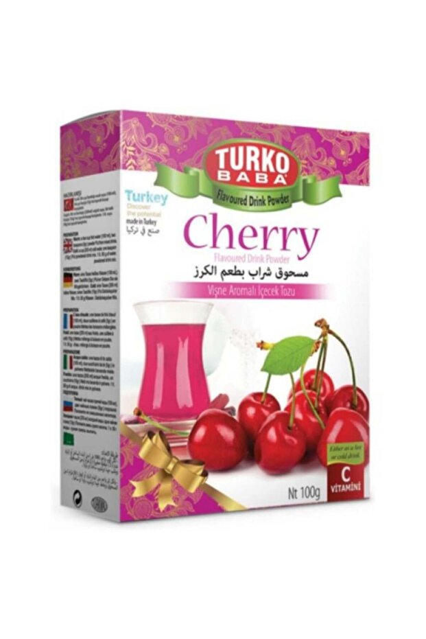 Turkobaba Cherry Flavored Drink Powder Hot or Cold from Turko Baba ...