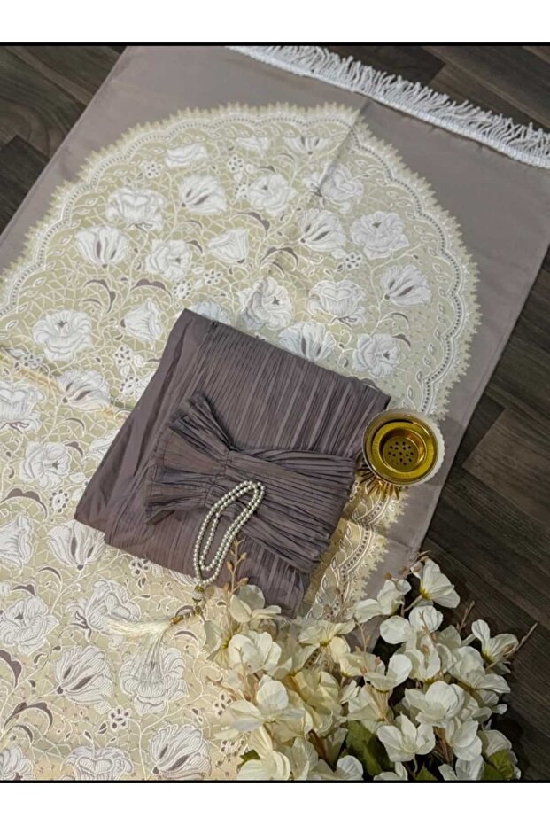 Gerenic Syrian prayer mat set, prayer sheet for women -- Trendyol