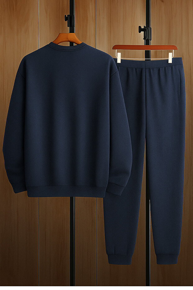 DUBU BUTİK Set de trening Wings Swea tricou Jogger - Bleumarin cu ...