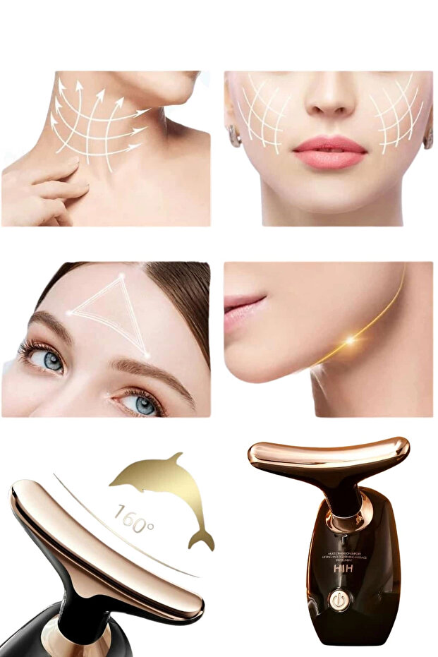 Belle Fusion BFS Yüz Masaj Aleti Boyun ve Yüz EMS Güzellik Cihazı Cilt ...