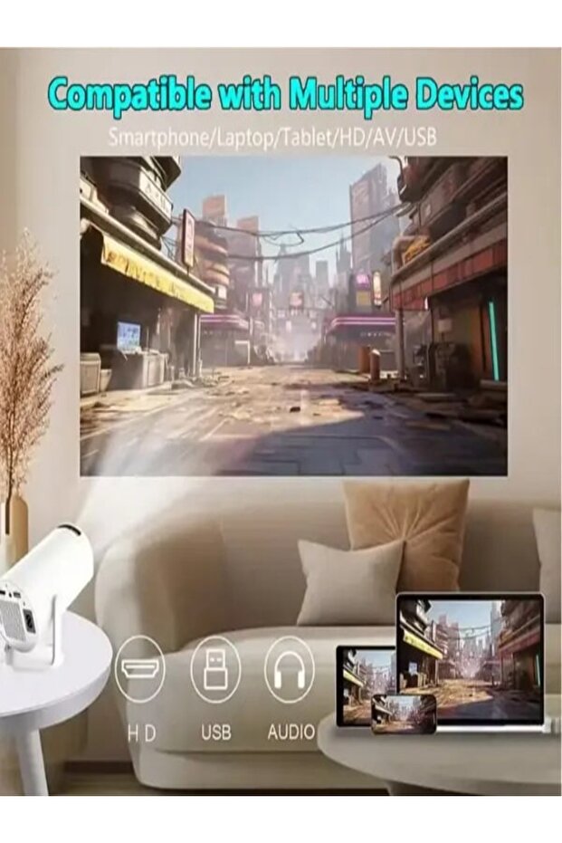 Smartberry Smart Berry 4K Ultra HD Portable Multimedia Projector With ...