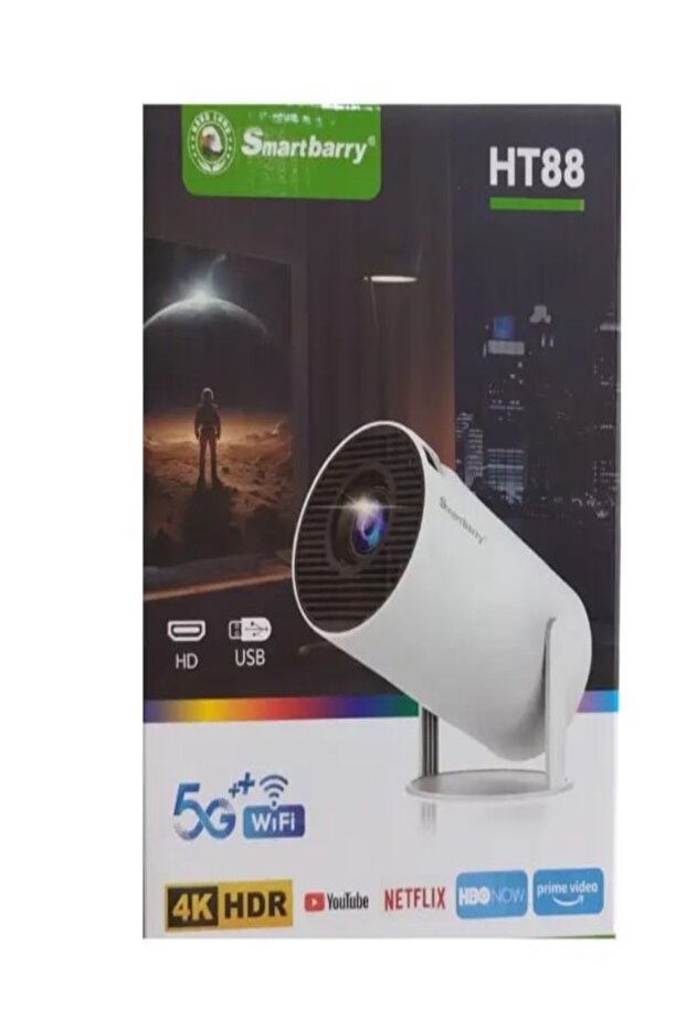 Smartberry Smart Berry 4K Ultra HD Portable Multimedia Projector With ...