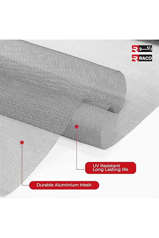 Raco Aluminium Insect Mesh Screen for Windows and Doors (4 ft x 1 m ...
