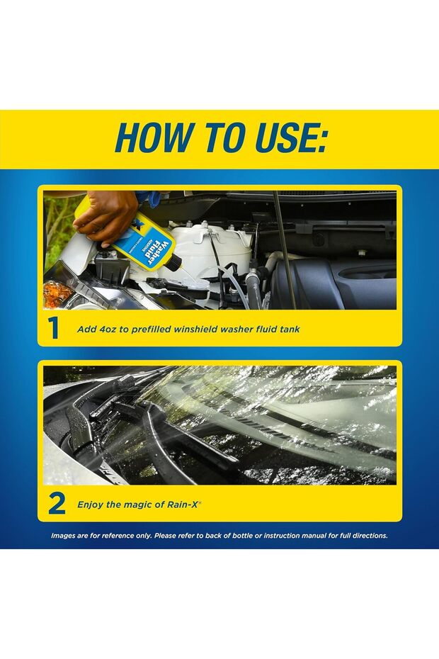 Generic RAINX Washer Fluid Additive 500ml Rain-X Water Wiper Cleaner ...