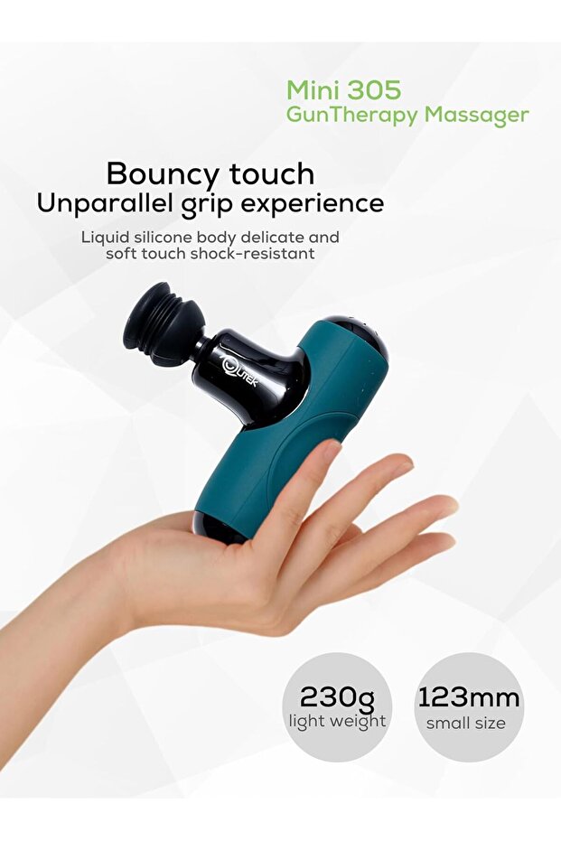 QuTek Mini 305 Mini Massager Gun Super Quiet Deep Massager- Trendyol