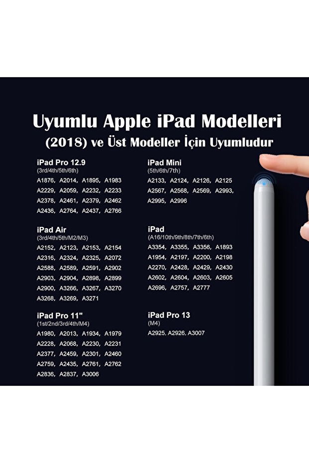 m.tk moveteck iPad A16 Air 6/7/8/9/10/11/12. Nesil Avuç içi Red Palm ...