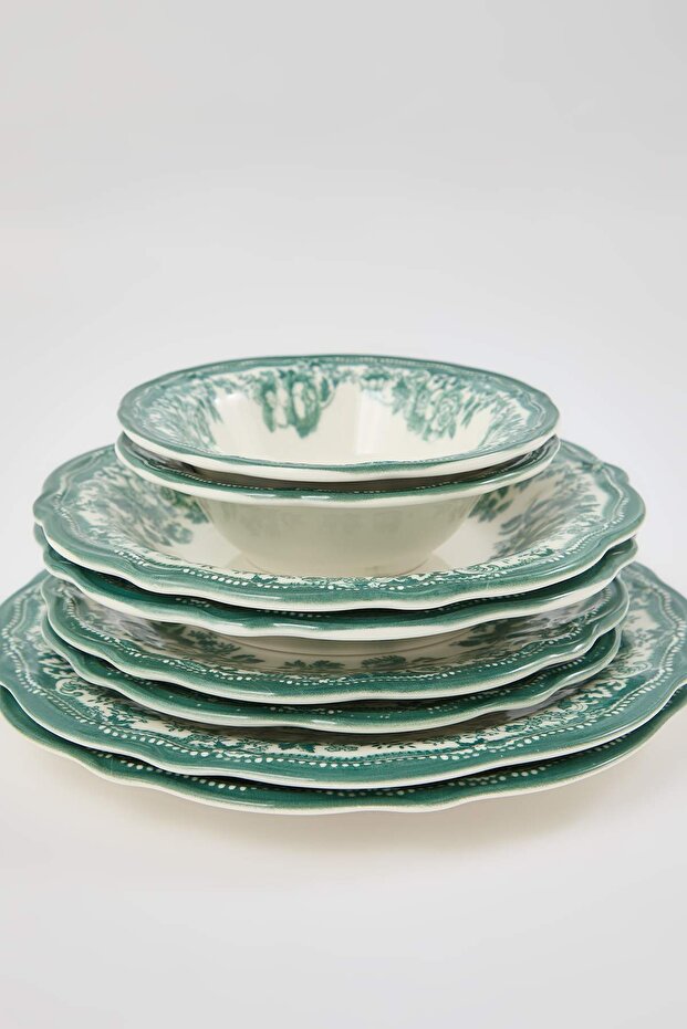 Trendyol Home Set de vesela din porțelan cu model de flori vintage ...