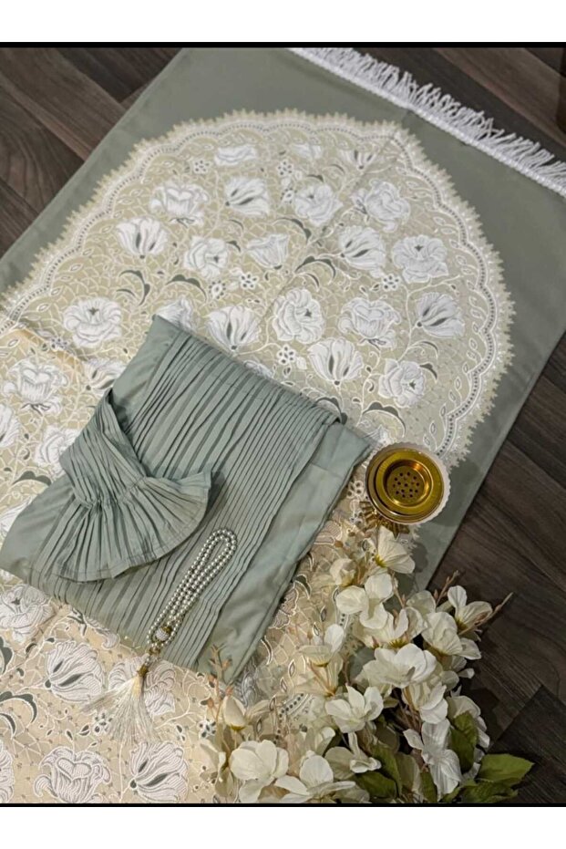 Gerenic Syrian prayer mat set, prayer sheet for women -- Trendyol