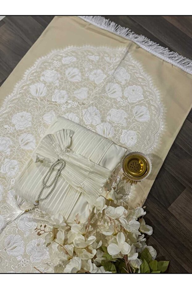Gerenic Syrian prayer mat set, prayer sheet for women -- Trendyol