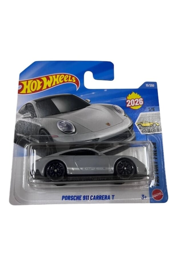 HOT WHEELS Metal Car Porsche 911 Carrera T Gray 2026 1:64- Trendyol