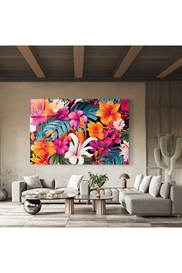 Arthub Glass Painting, Bedroom and Living Room, Exotic Flowers, Exotic ...