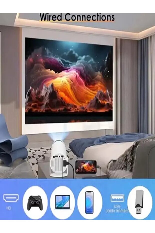 Smartberry Smart Berry 4K Ultra HD Portable Multimedia Projector With ...