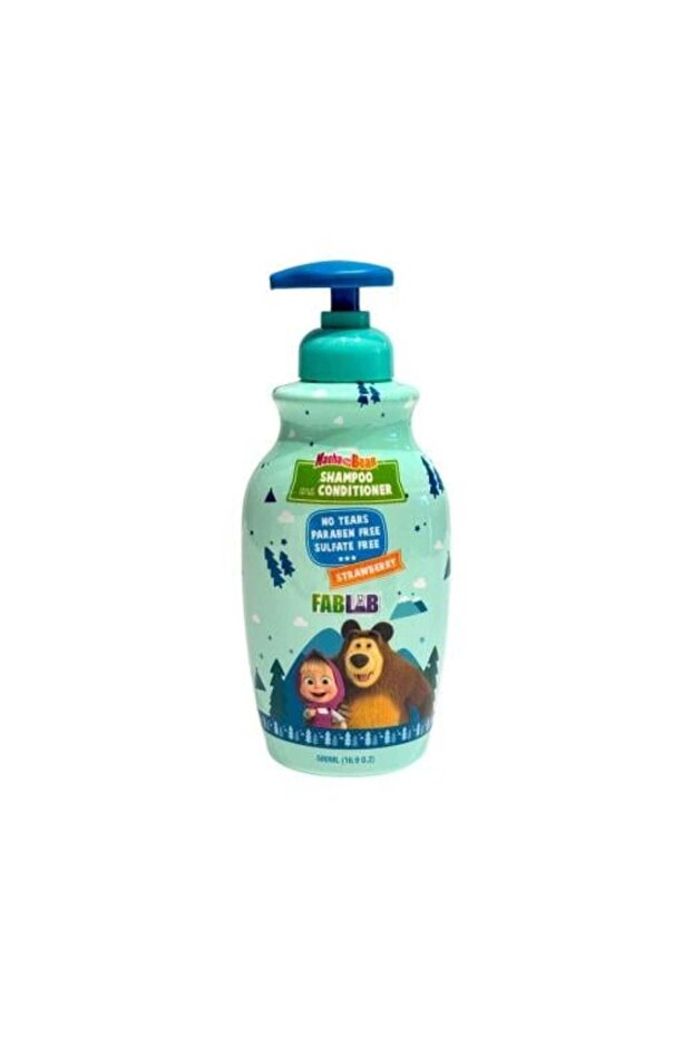 Other Fab Lab 2 in 1 Shampoo and Conditioner Masha and the Bear - 500ml ...