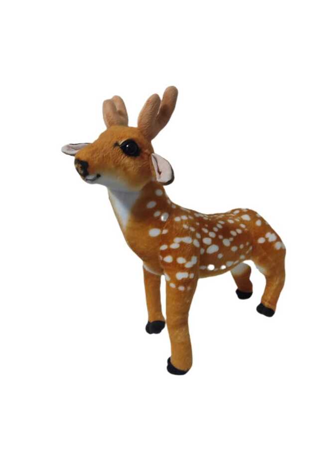 HALLEY TOYS Sevimli Peluş Ceylan,Sesli ve Pilli 40 cm Gerçek Ceylan ...