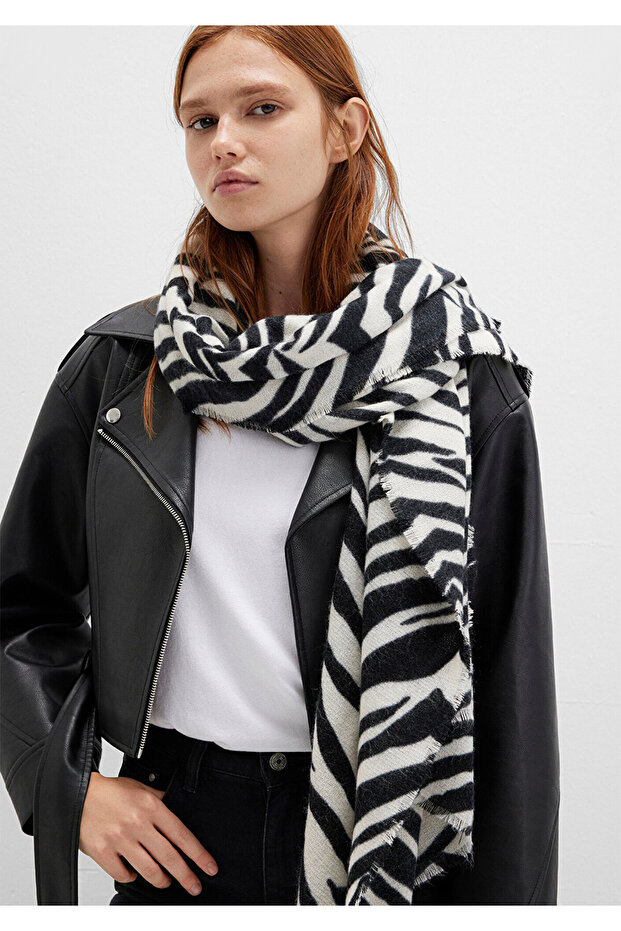 Mavi Schwarzer Schal 1913598-900- Trendyol