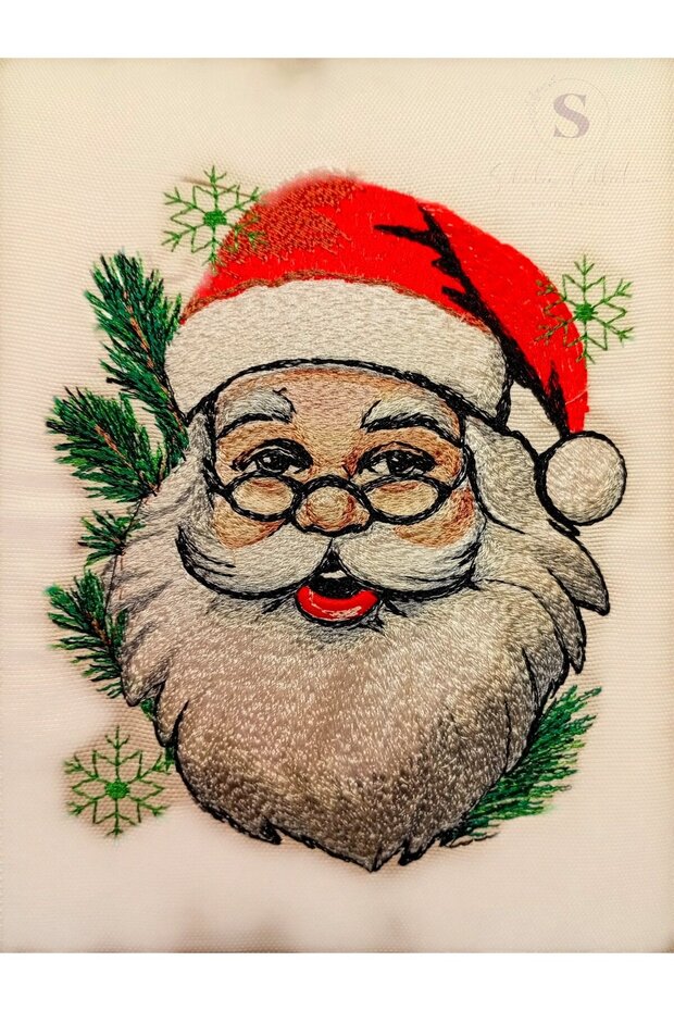 shules collection NOEL BABA БРОДИРАНА ВЪЗГЛАВНИЦА ОТ ПУШКА (43 x 43) 1 ...