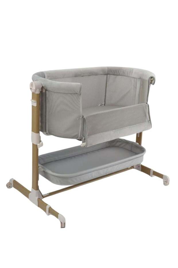 Baby shine Next to Me crib with open side design and built-in ...