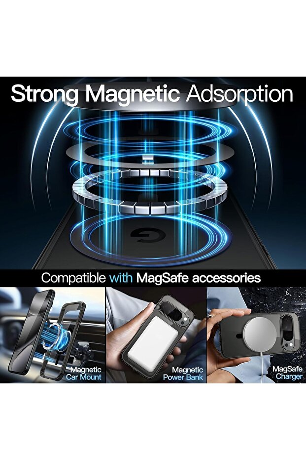 JETech Magnetic Case for Google Pixel 10/10 Pro (2025) - MagSafe ...