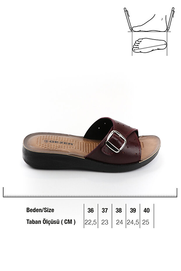 Gezer Ge082-10 Papuci de mers ortopedic pentru femei- Trendyol