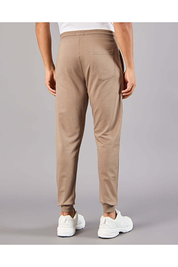 REDTAG Men Beige Basic Track Pants- Trendyol