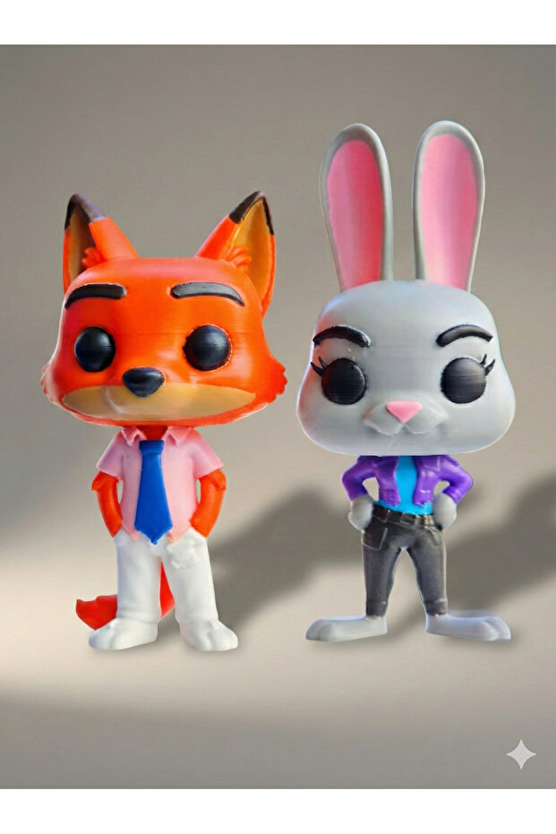 DEK Zootropolis 2 Filmi 3'lü Figür Seti: Judy, Nick ve Mavi Yılan ...