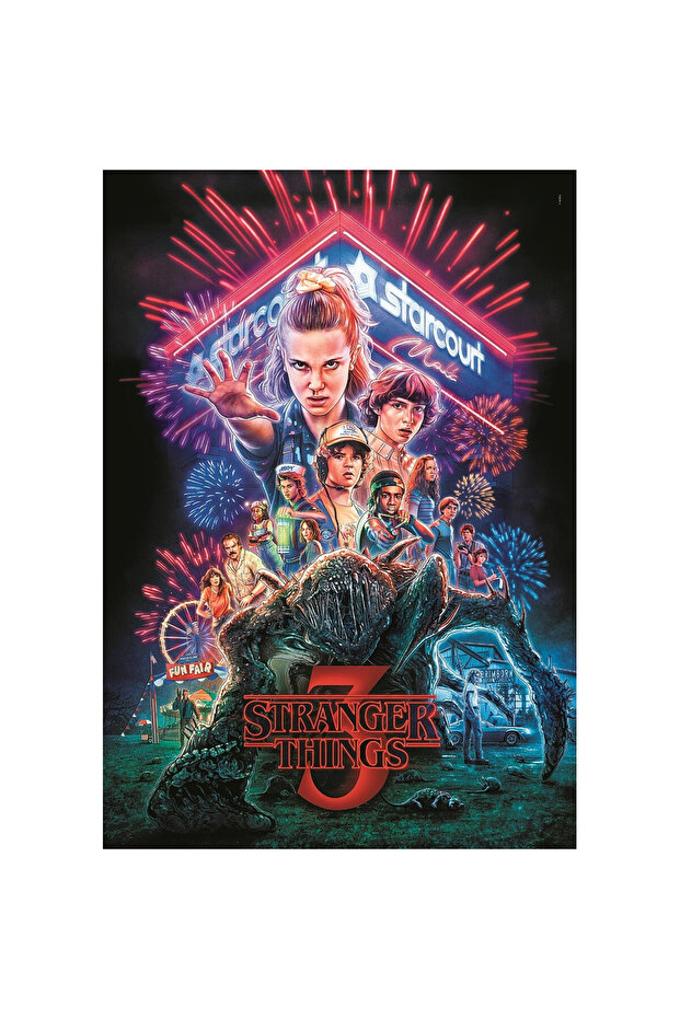 Stranger Things Starcourt Mall Puzzle Compact Clementoni cu 1000 de ...