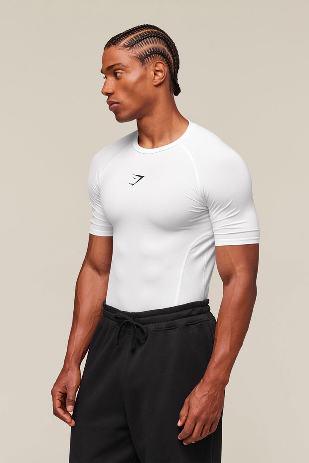 Stylovi Gymshark Premium Compression Tee - Ultra Stretch, Slim Fit Gym ...