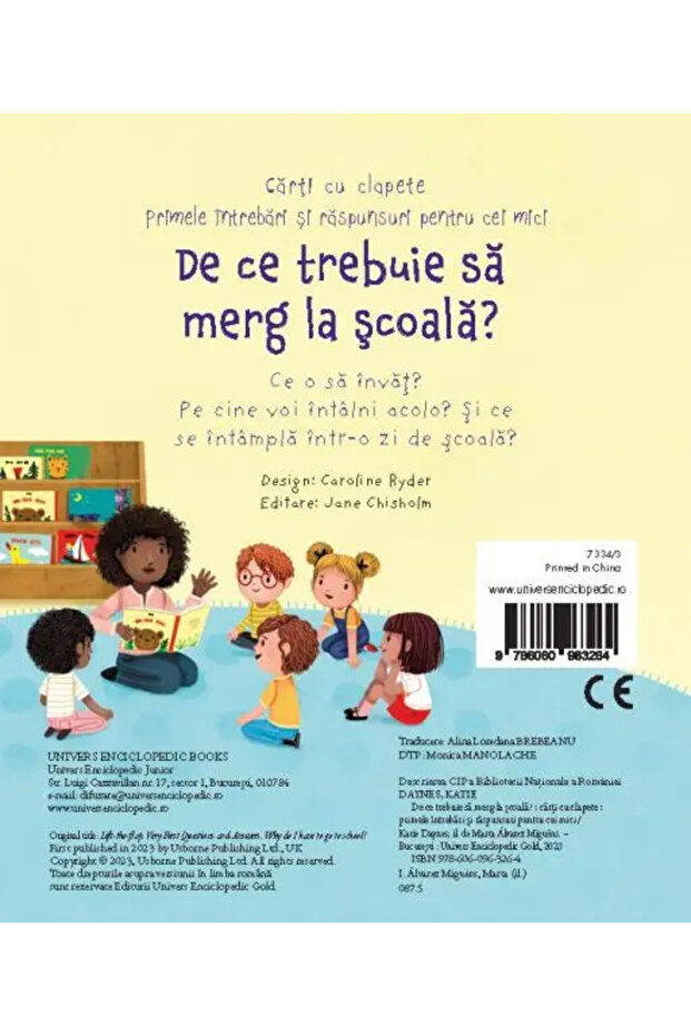 Univers Enciclopedic Junior De ce trebuie sa merg la scoala? (Usborne ...