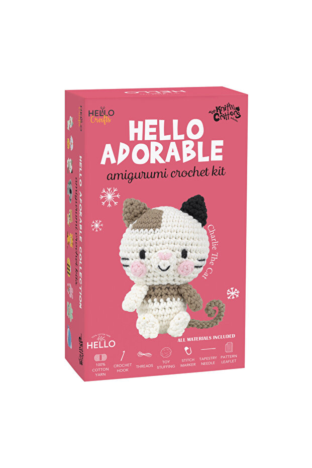 Hello Craft Sevimli Kedi Amigurumi Yapım Kiti Türkçe - Hello Adorable ...
