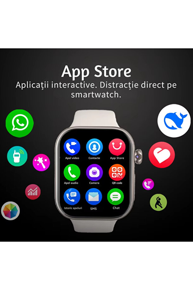 MAUEX S10 PRO Ceas Smartwatch Copii 4G GPS WiFi Apel Video AMOLED 2GB ...