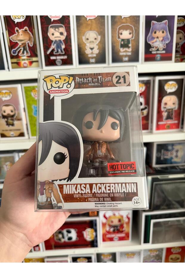Funko Pop Animation Attack on Titan Mikasa Ackerman 21 Hot Topic Pre ...