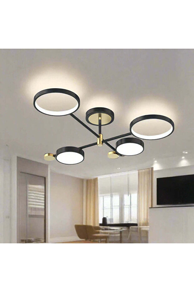 ALC-Shop LED Chandelier with Remote Control MARIA, 45W, 4 Elements ...