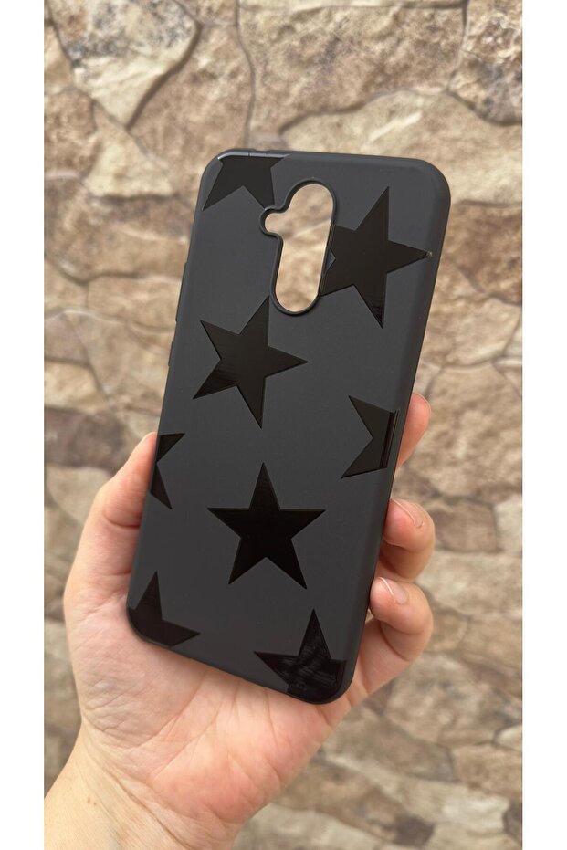 Vip Case HUAWEİ Mate 20 Lite Uyumlu Star Desenli Silikon Darbe Emici ...