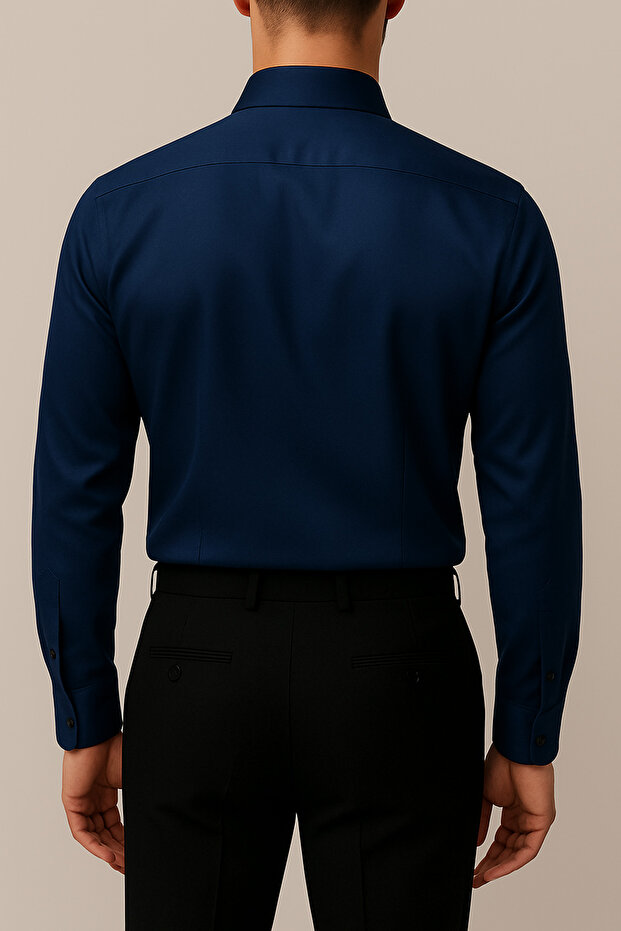 Zikuv Giyim ve Moda Tasarım Long Sleeve Slim Fit Button-Down Collar ...