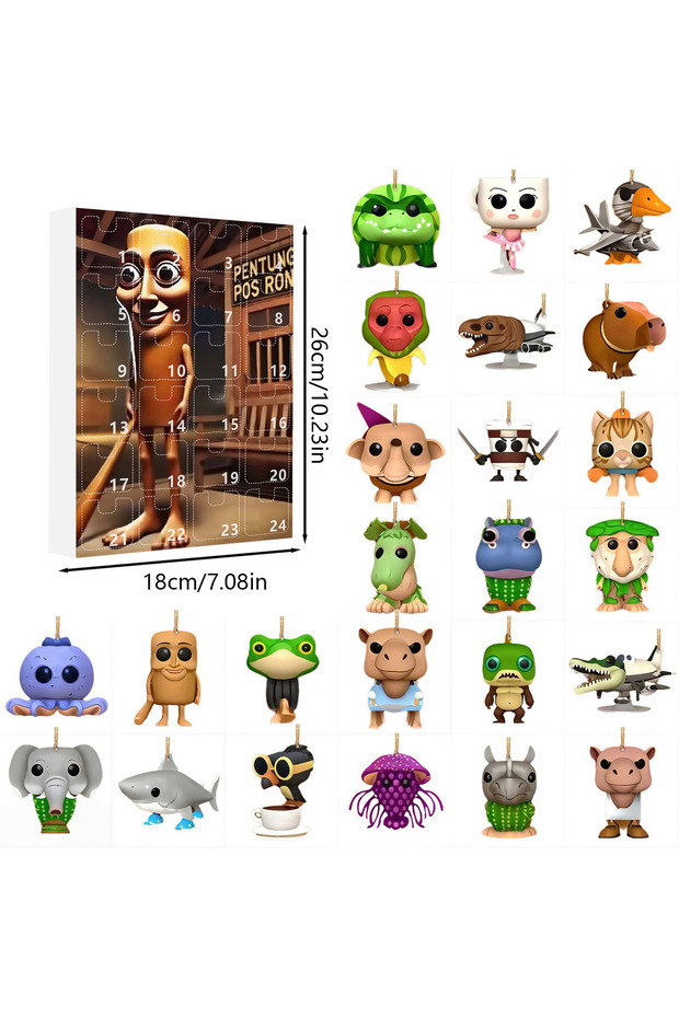 NO BRAND Classic of Mountains and Seas 2025 Holiday Christmas Advent ...