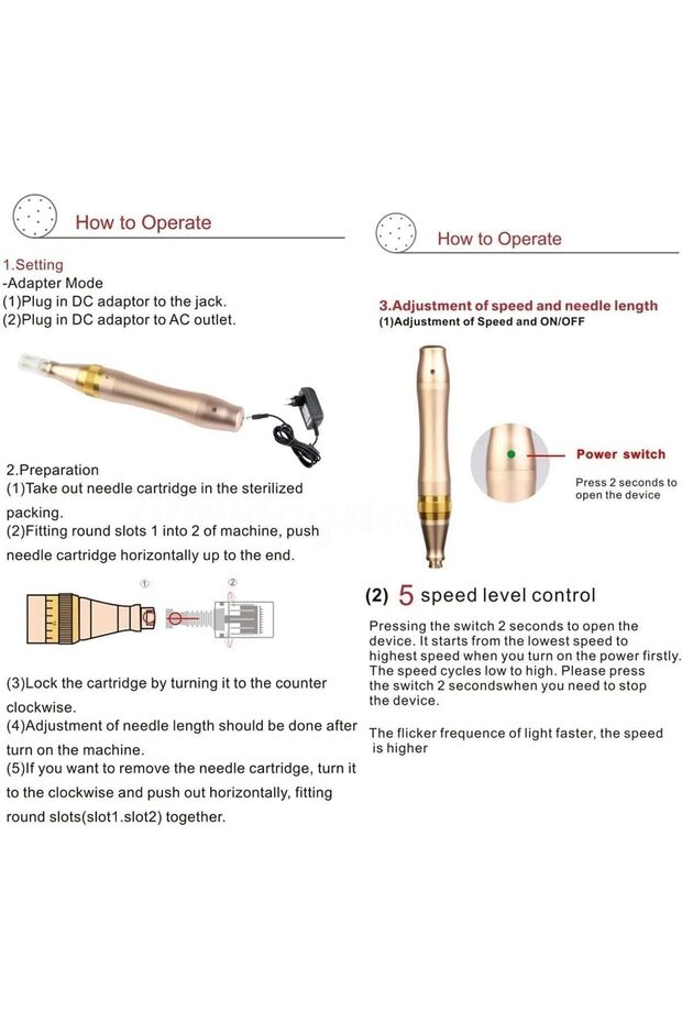 Dr.Pen Dr Pen M5 Ultima Wireless Electric Microneedle Derma Pen with ...