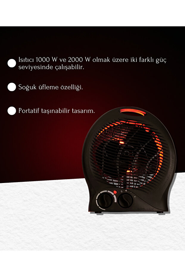 Yumatu FANLI ISITICI 2000W - Fiyatı, Yorumları