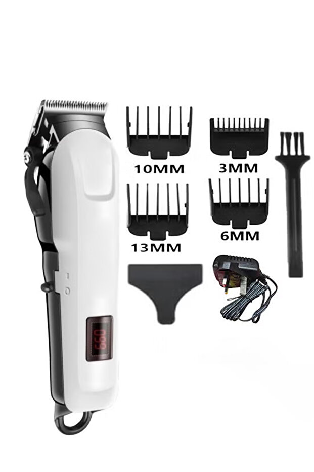 Generic KM-809A Electric Trimmer White/Black- Trendyol