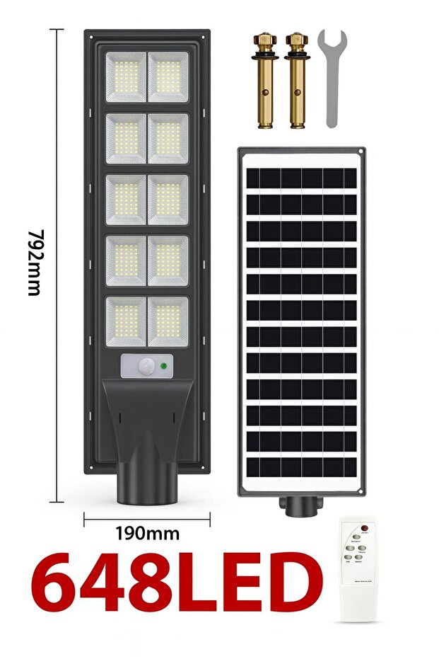 ATLT ATLANTİS 1200W 20000 LÜMEN 648 LED 10 GÖZLÜ SOLAR GÜNEŞ ENERJİLİ ...