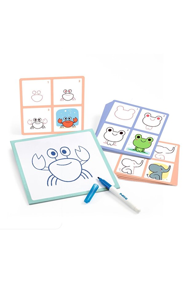 djeco Eduludo Game Draw Step by Step Babies & Co, Djeco, revised ...