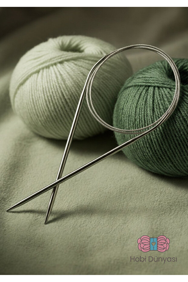 Hobi Dünyası Dikişsiz Projeler için - Titanyum Uçlu Çelik Misinalı Şiş ...