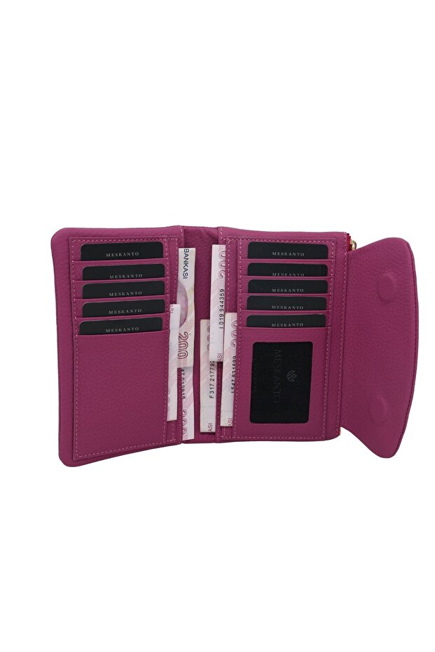 Meskanto Mini Daisy Hakiki Deri Telefon Bölmeli Kadın Cüzdan - Fiyatı ...