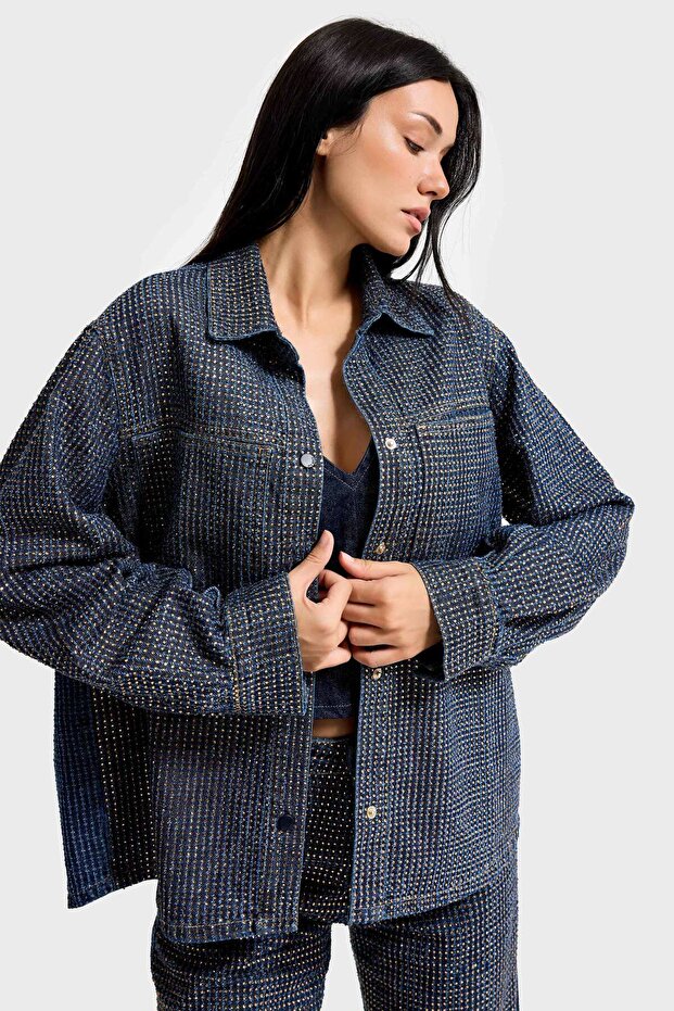 its basic Jachetă de denim pentru femei T.Kot Color T-1w5-7 ...