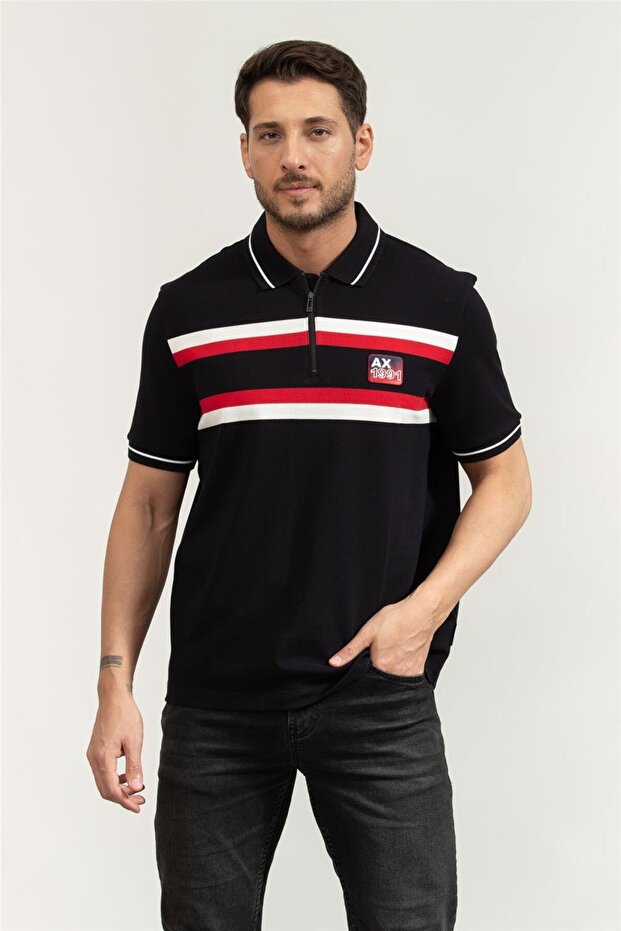 Armani Exchange Erkek Polo Yaka T-Shirt Lacivert - Fiyatı, Yorumları