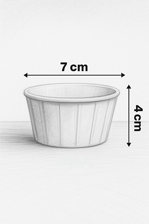 Funny Life 50'li Kraft Muffin Cupcake Kalıbı Kek Kapsülü Naturel Kek ...